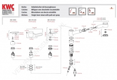 KWC KWC Marlino K.10.21.33 onderdelen - Vervangingsmarkt