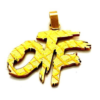 Gouden OTF hanger - Juwelier Jansen