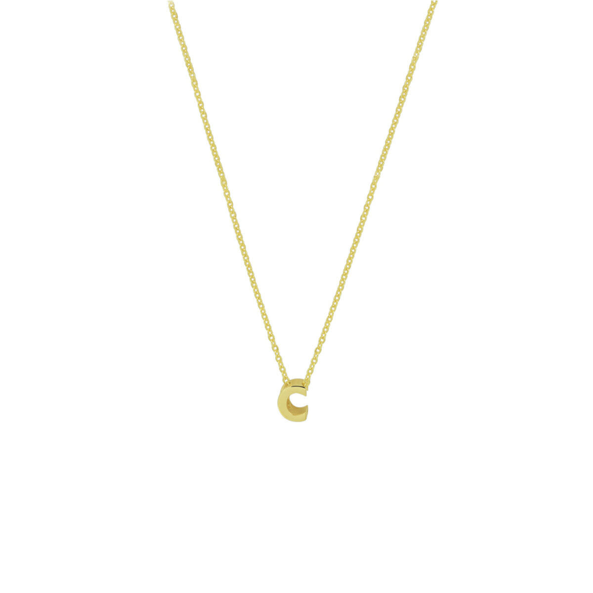 Gouden collier letter 41 - 43 - 45 cm - Juwelier Jansen