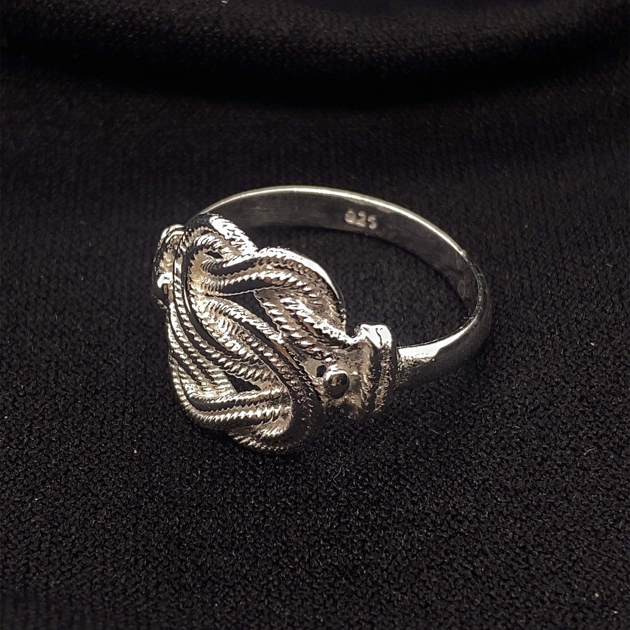 Zilveren mattenklopper ring - Juwelier Jansen