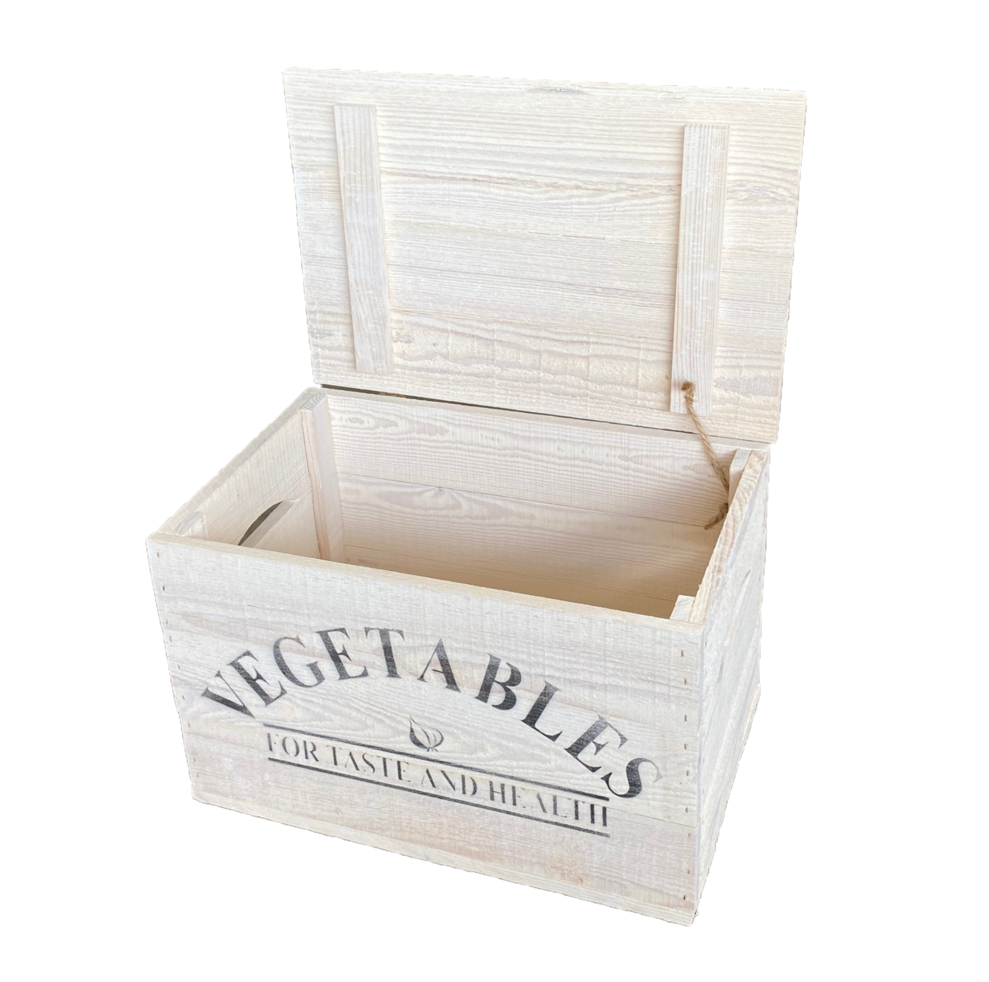Wooden box - white - VEGETABLES - Mullrose