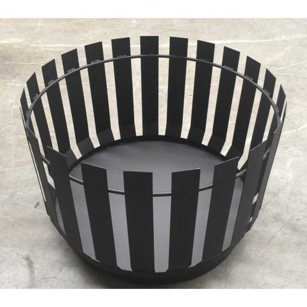 Fire basket Style - 56x33cm - black - Mullrose