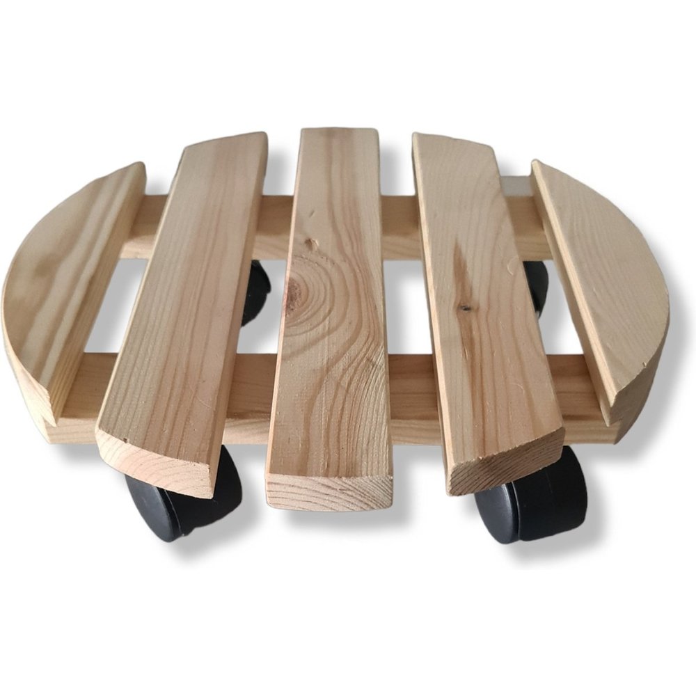 Plant trolley - natural - dia. 30cm - Mullrose