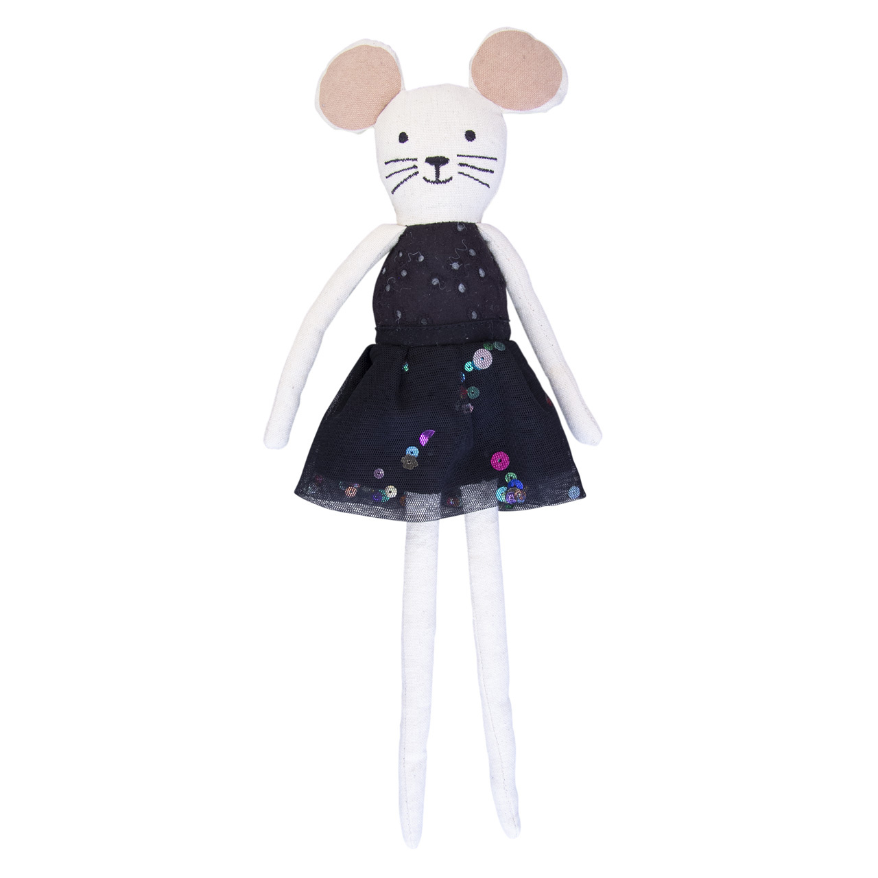 Cuddle toy - Lola the Mouse black - 30 cm - BeterLeven.net