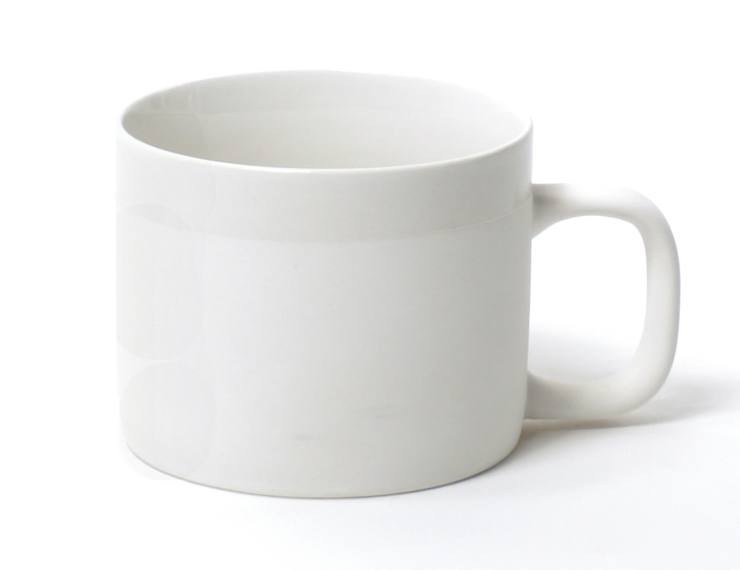 Kopje met oor in wit keramiek - 200 ml - Beterleven.net