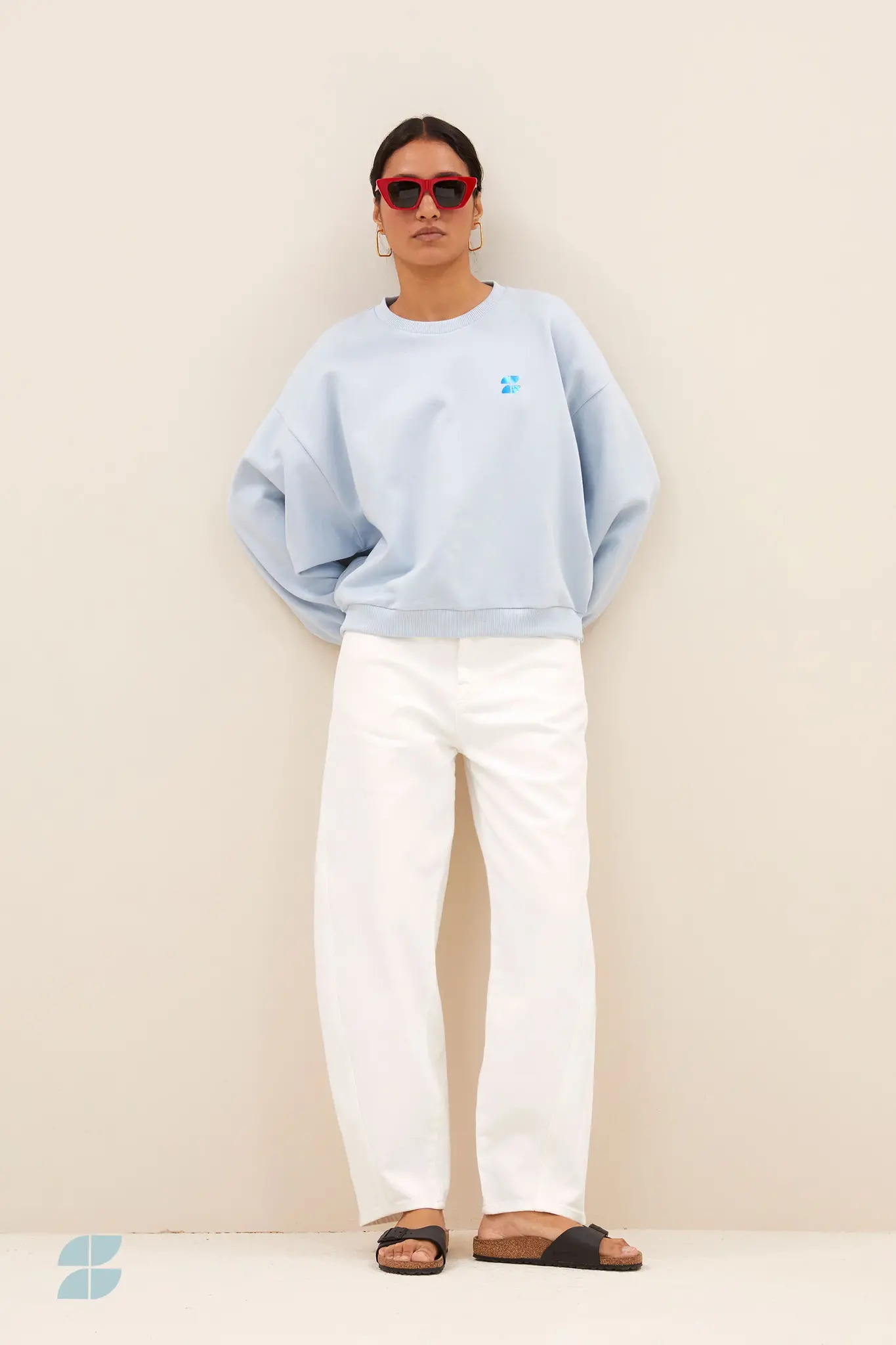 Bibi Logo Sweater Skyway - Oscare