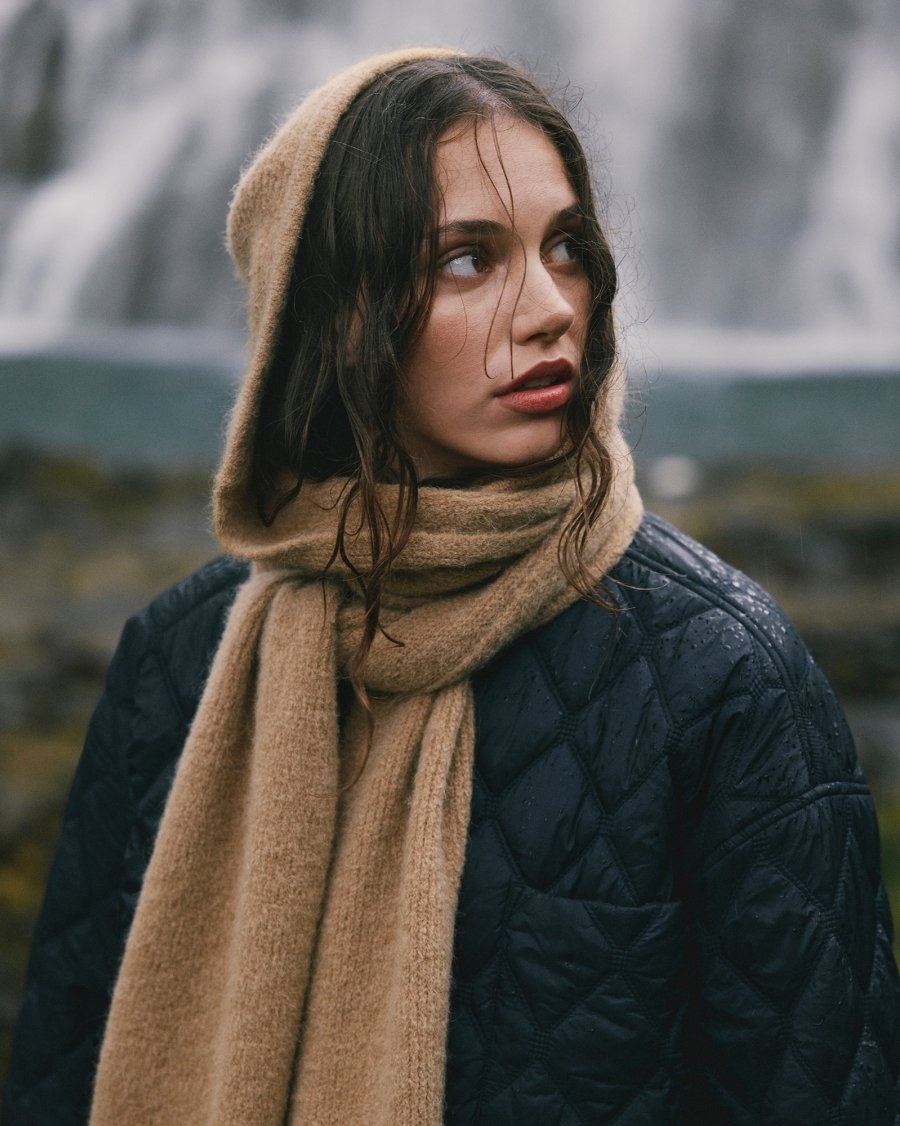 Miliana Hope Hood Scarf - Oscare