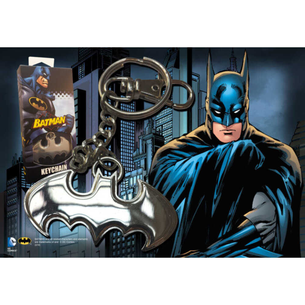 DC Comics Batman Metal Keychain Logo - Planet Fantasy