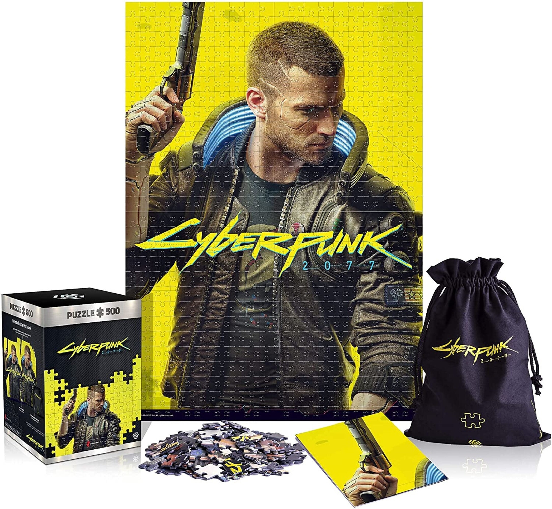 Cyberpunk 2077; Keyart Male V Puzzel (500 stukken) - Planet Fantasy