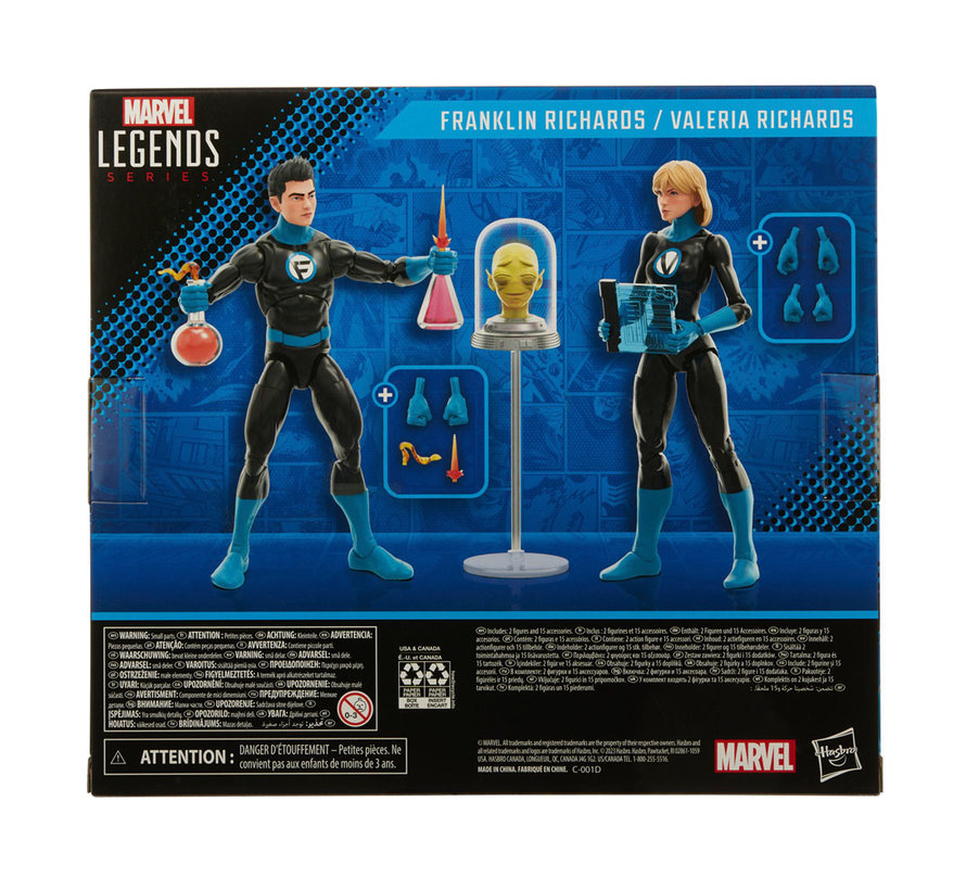 Fantastic Four Marvel Legends Action Figure 2-Pack Franklin Richards ...