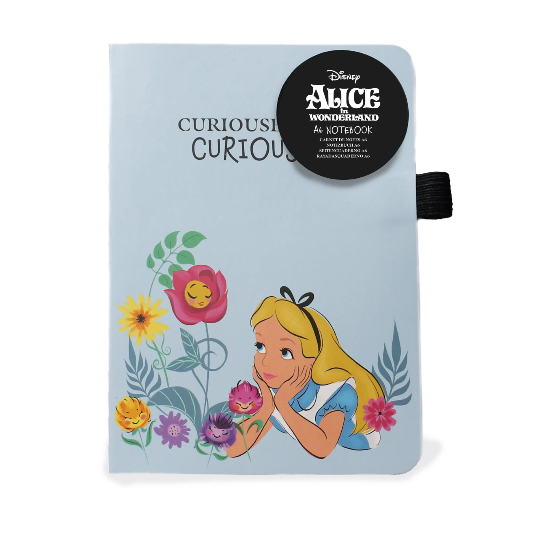 Disney Alice in Wonderland Curious A6 Notebook - Planet Fantasy