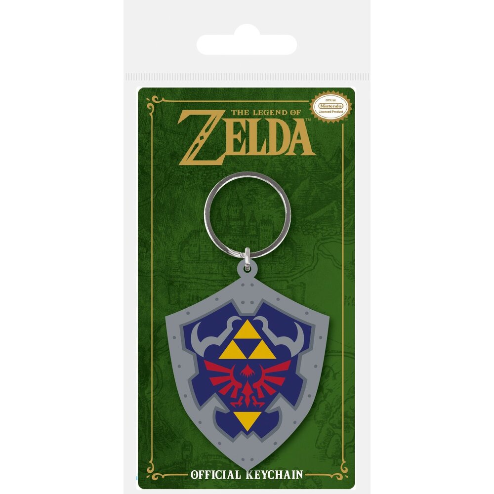 Legend of Zelda Keychain Hylian Shield 6 cm - Planet Fantasy