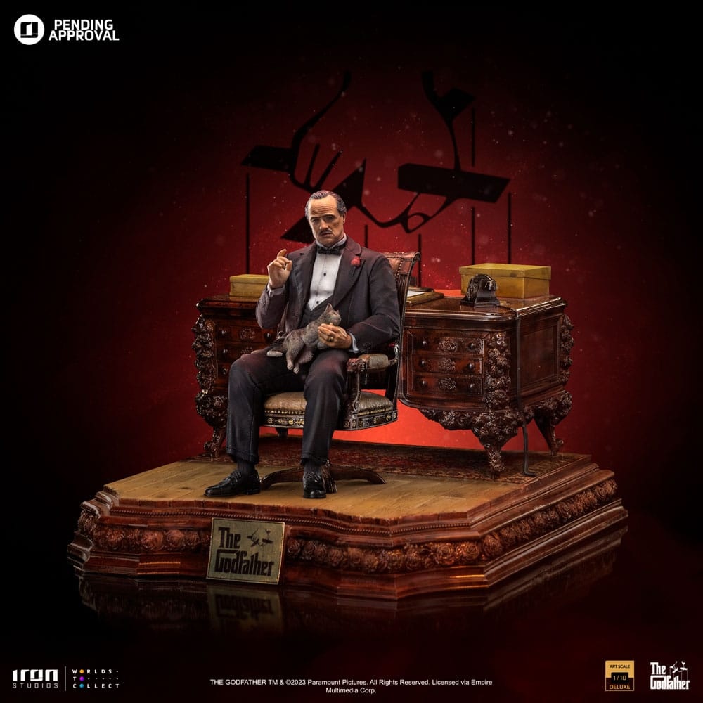 The Godfather Deluxe Art Scale Statue 1/10 Don Vito Corleone 19 cm ...