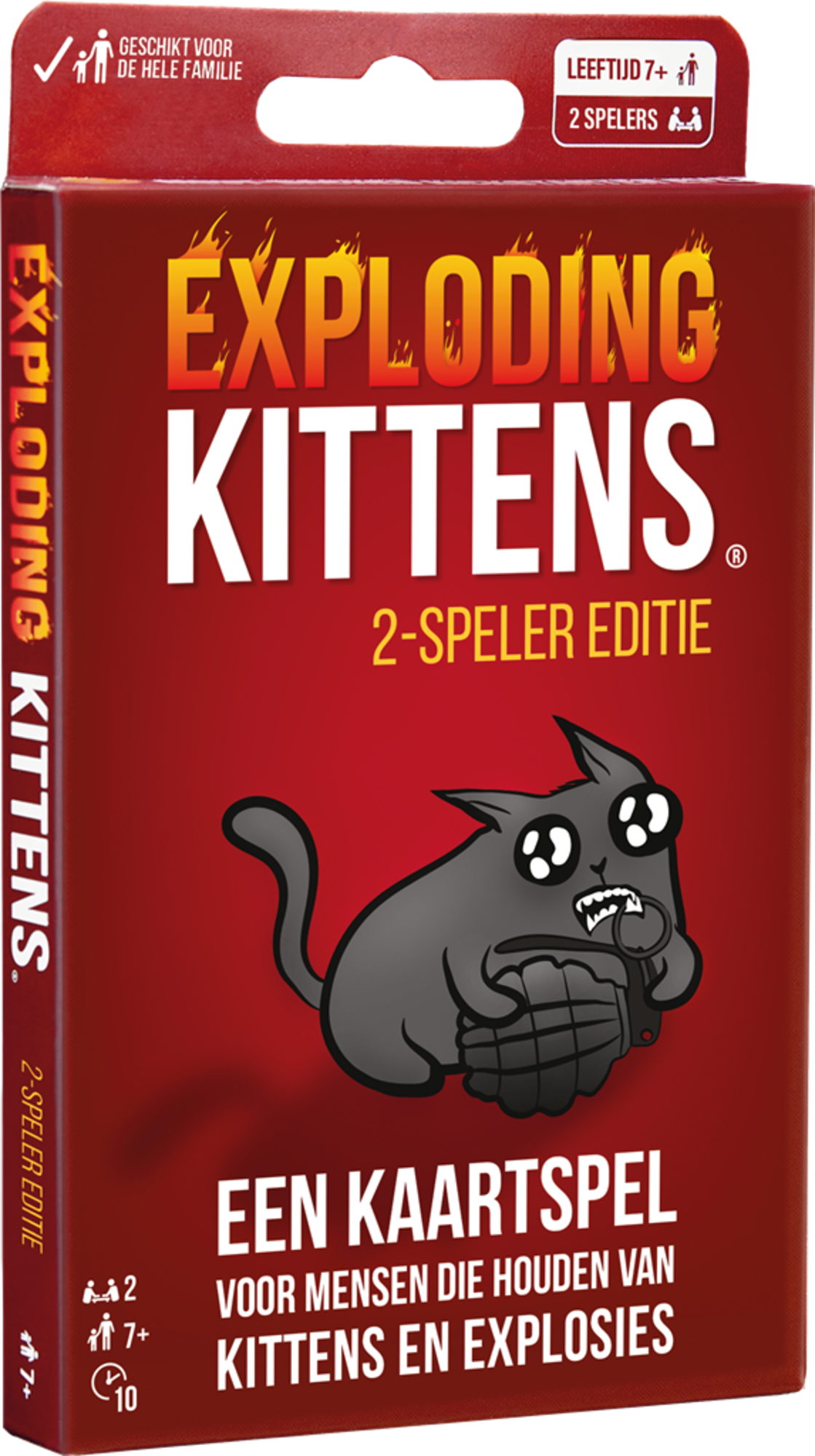 Exploding Kittens 2 Speler Editie Kaartspel - Planet Fantasy