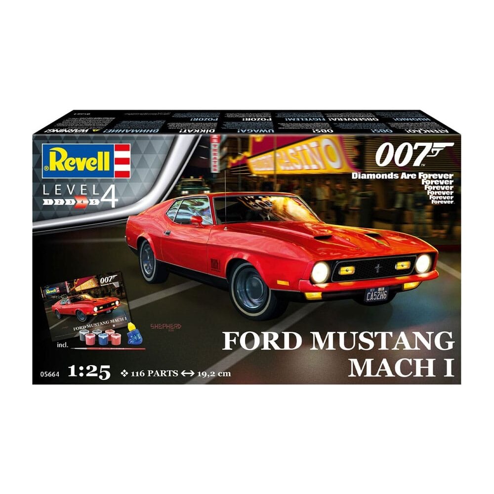 James Bond Model Kit 1/24 Ford Mustang Mach I (Diamonds Are Forever ...
