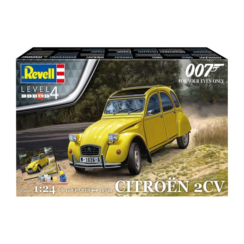 James Bond Model Kit 1/24 Citroen 2 CV (For Your Eyes Only) - Planet ...