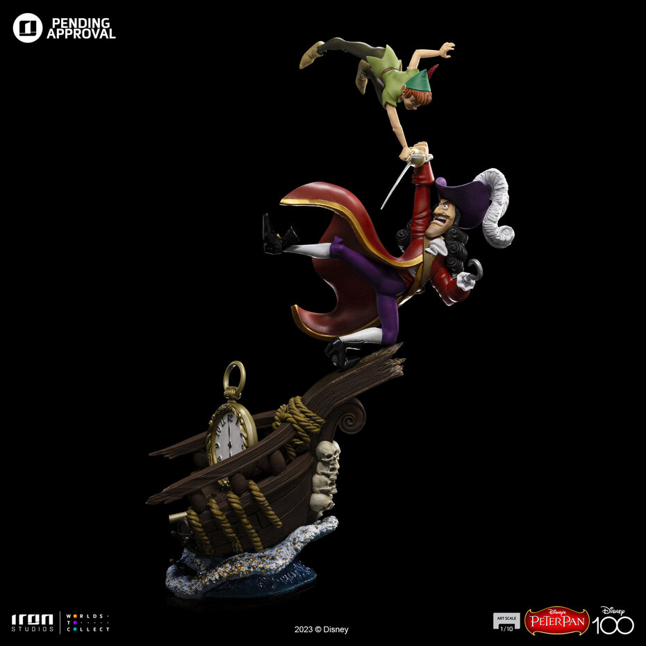 Disney Scale Statue 1/10 Peter Pan vs Hook 40 cm - Planet Fantasy