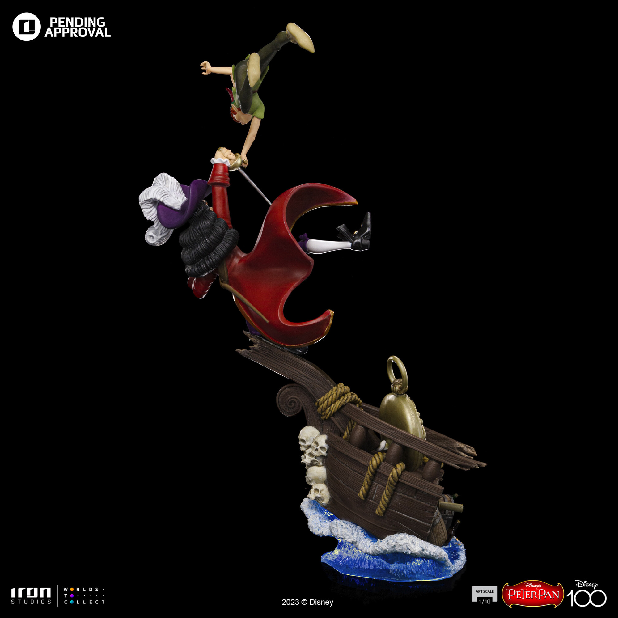 Disney Scale Statue 1/10 Peter Pan vs Hook 40 cm - Planet Fantasy