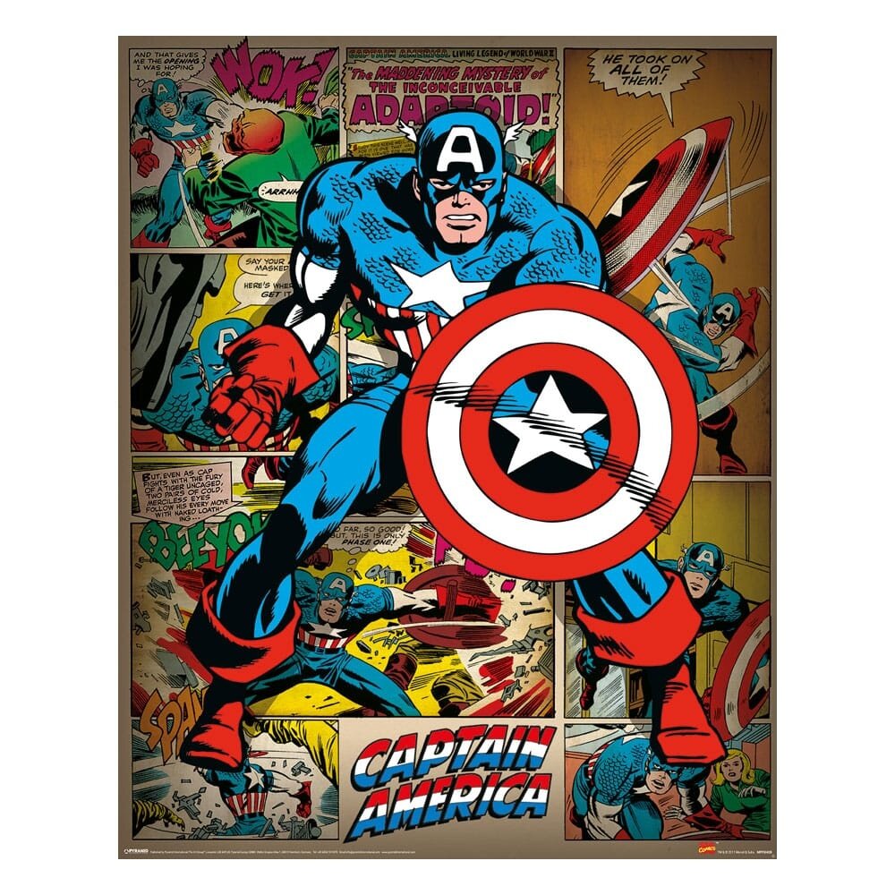 Marvel Comics Retro Poster 40 x 50 cm - Planet Fantasy
