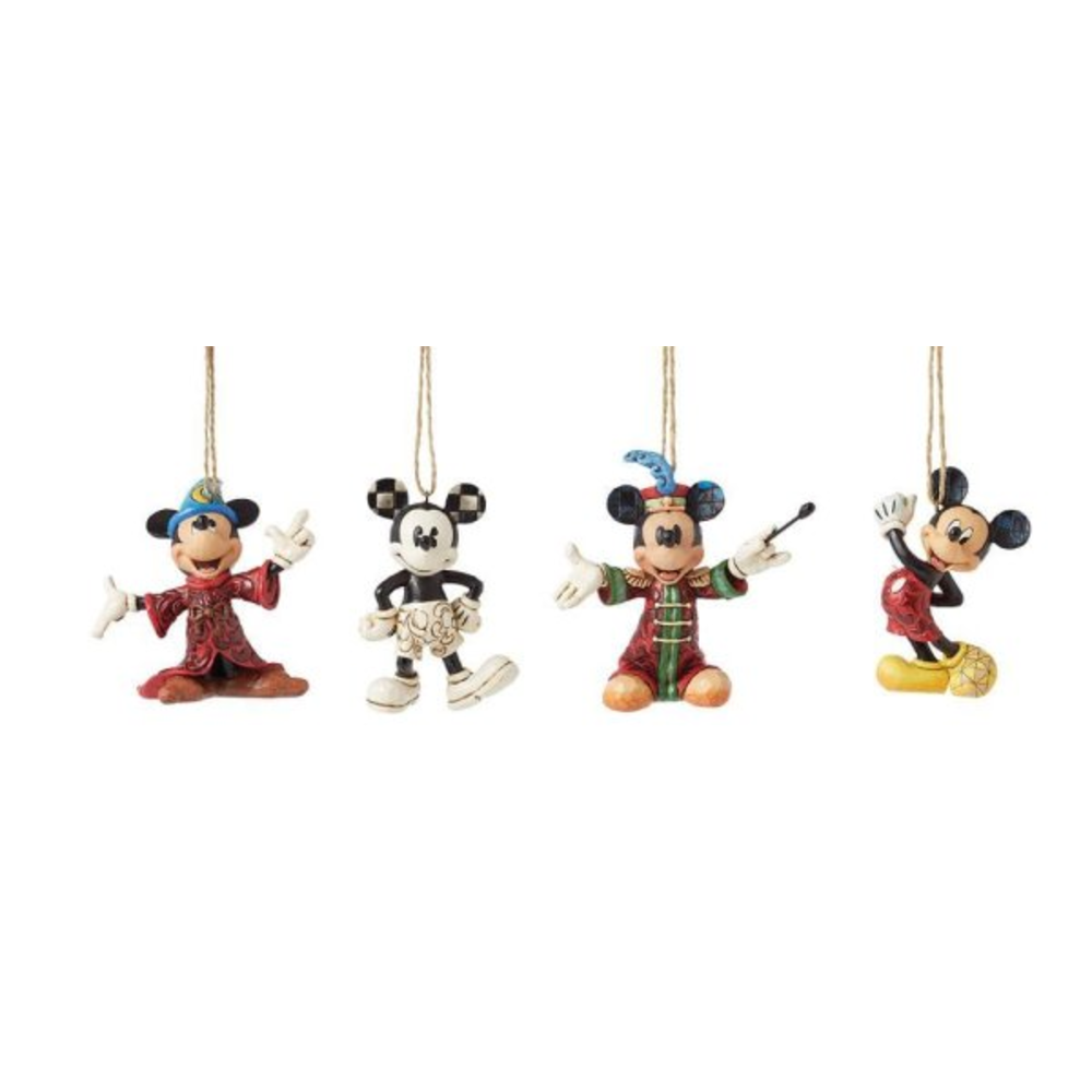 Mickey Mouse Set van 4 Ornamenten - Planet Fantasy