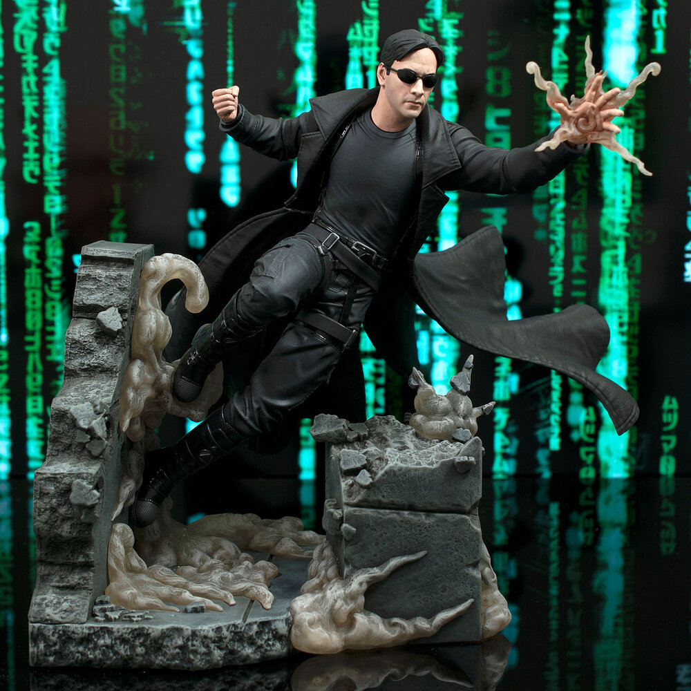 The Matrix Gallery Deluxe PVC Statue Neo 25 cm - Planet Fantasy