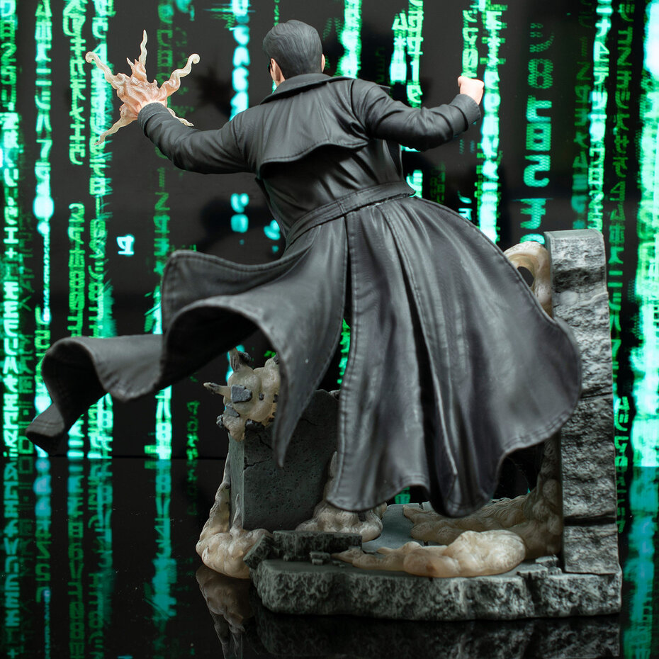 The Matrix Gallery Deluxe PVC Statue Neo 25 cm - Planet Fantasy