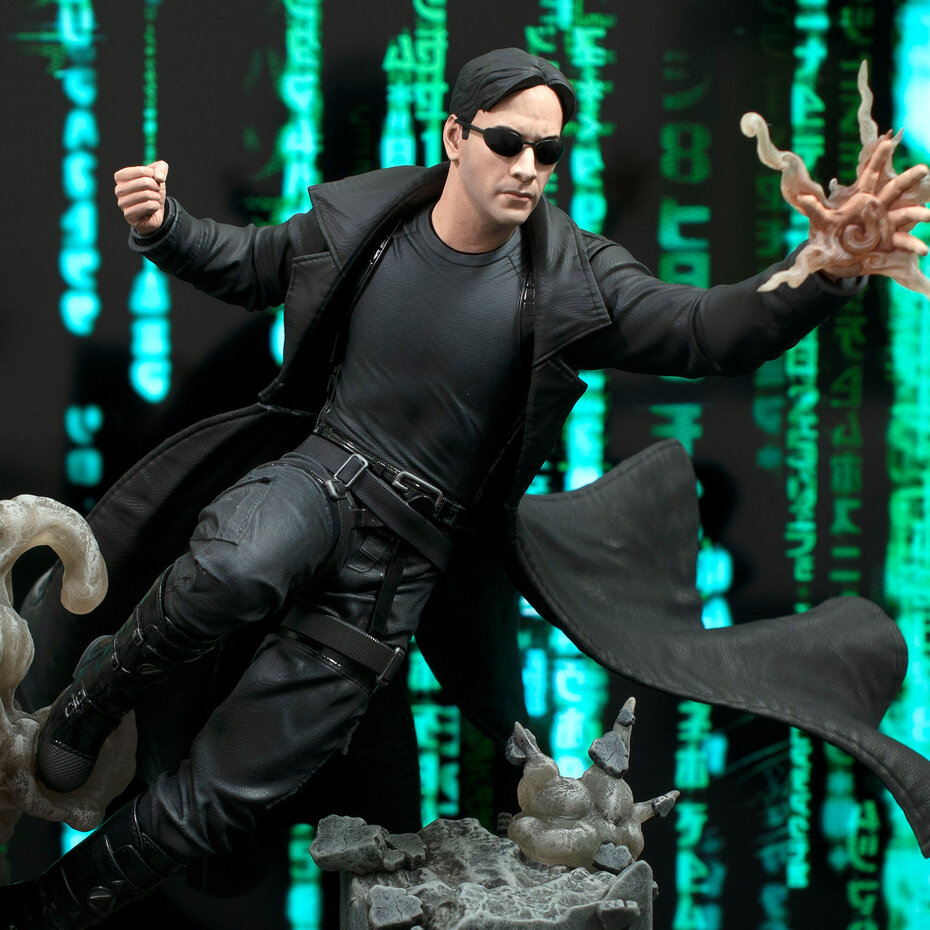 The Matrix Gallery Deluxe PVC Statue Neo 25 cm - Planet Fantasy