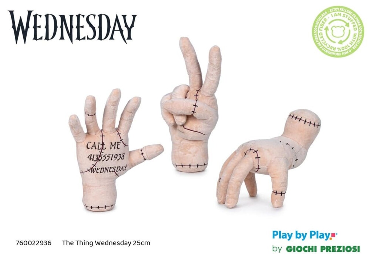 Wednesday Plush The Thing Victory Hand 25 cm - Planet Fantasy