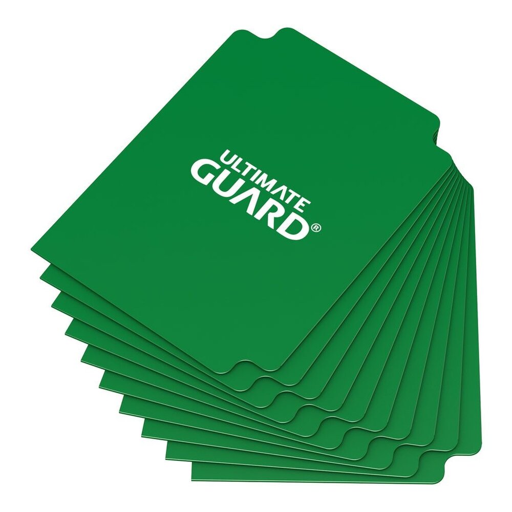 Card Dividers Standard Size Green (10x) - Planet Fantasy