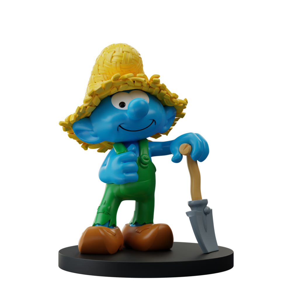 The Smurfs Statuette Farmer Smurf 11 cm - Planet Fantasy
