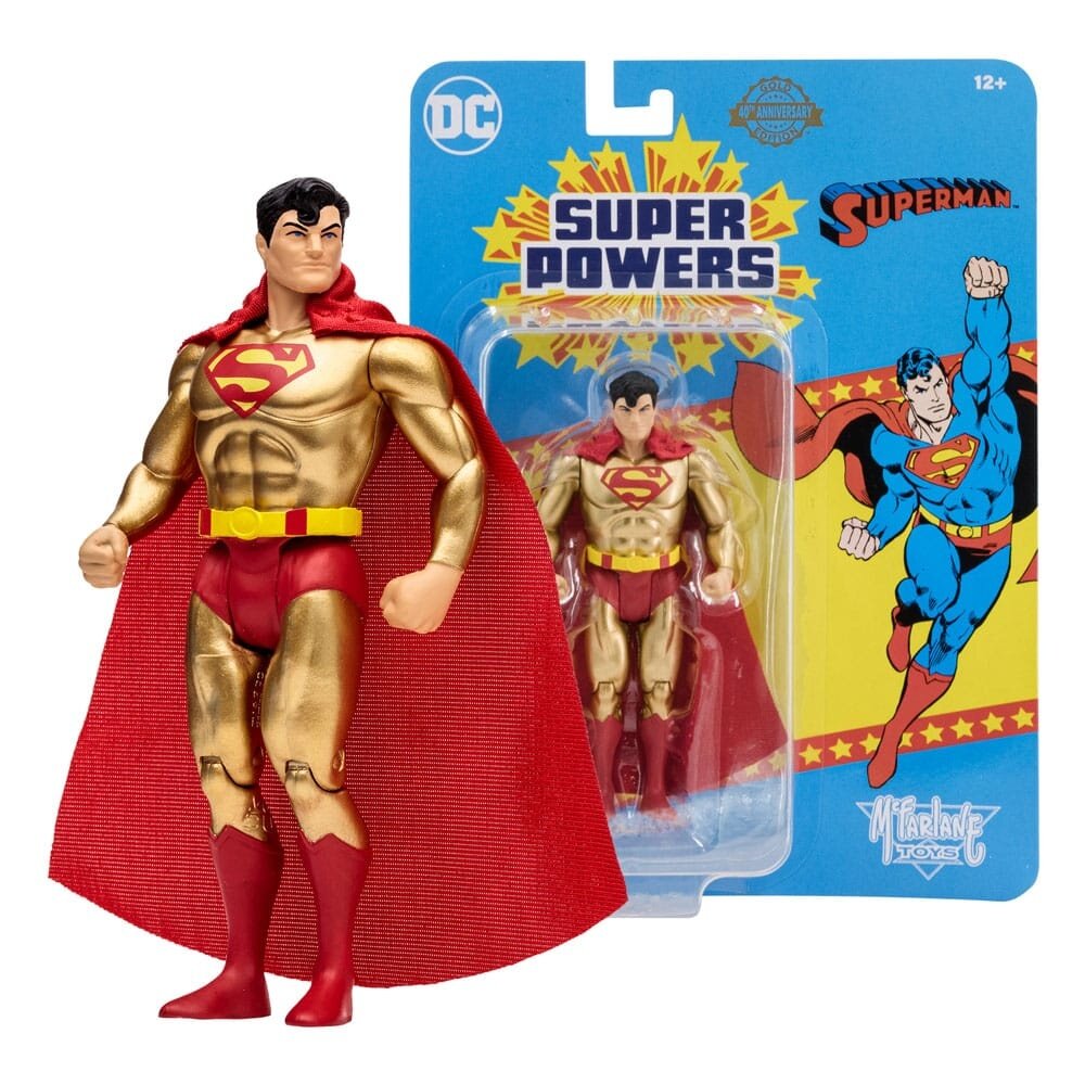 DC Direct Super Powers Action Figure Superman (Gold Edition) (SP 40th ...