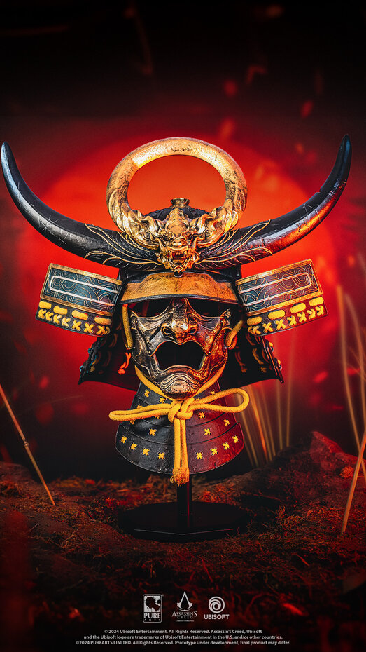 Assassin's Creed Shadows Replica 1/1 Scale Replica Yasuke Helmet 63 cm ...