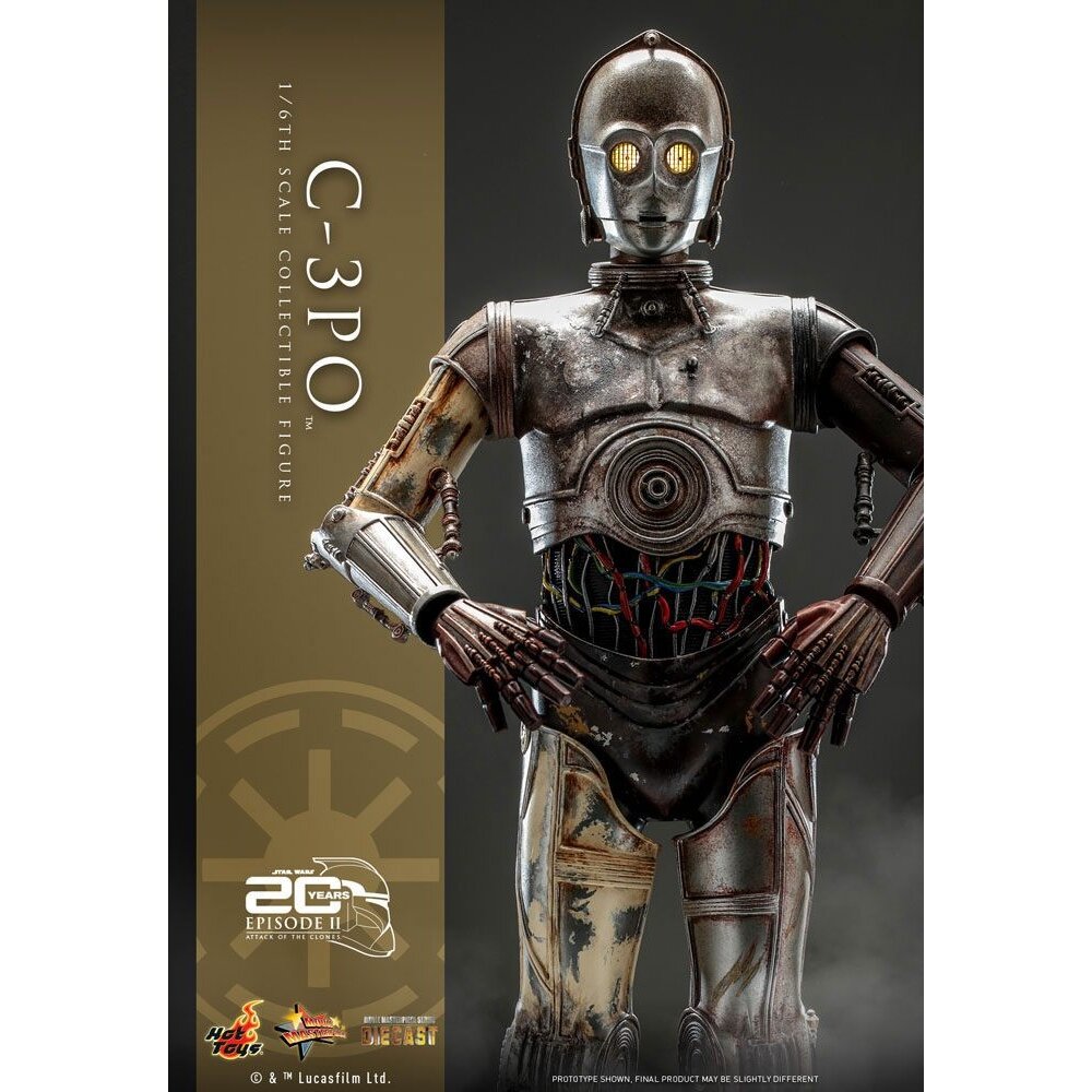 Star Wars: Episode II Action Figure 1/6 C-3PO 29 cm - Planet Fantasy