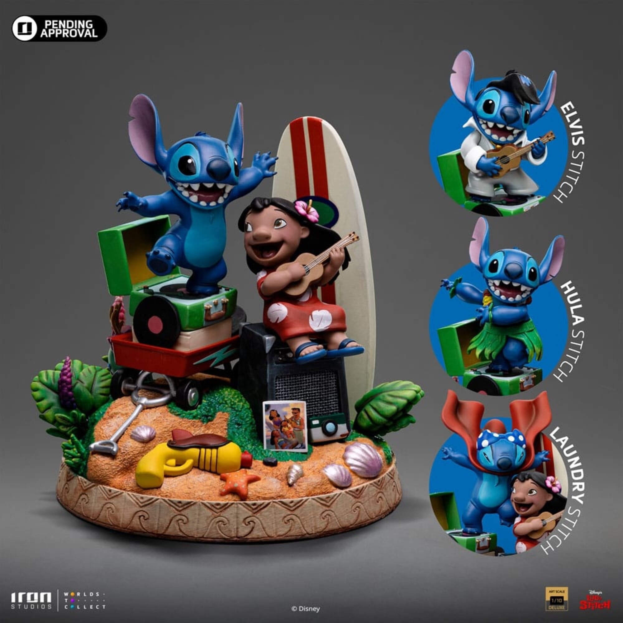 Lilo & Stitch Deluxe Art Scale Statue 1/10 Lilo & Stitch 20 cm - Planet ...