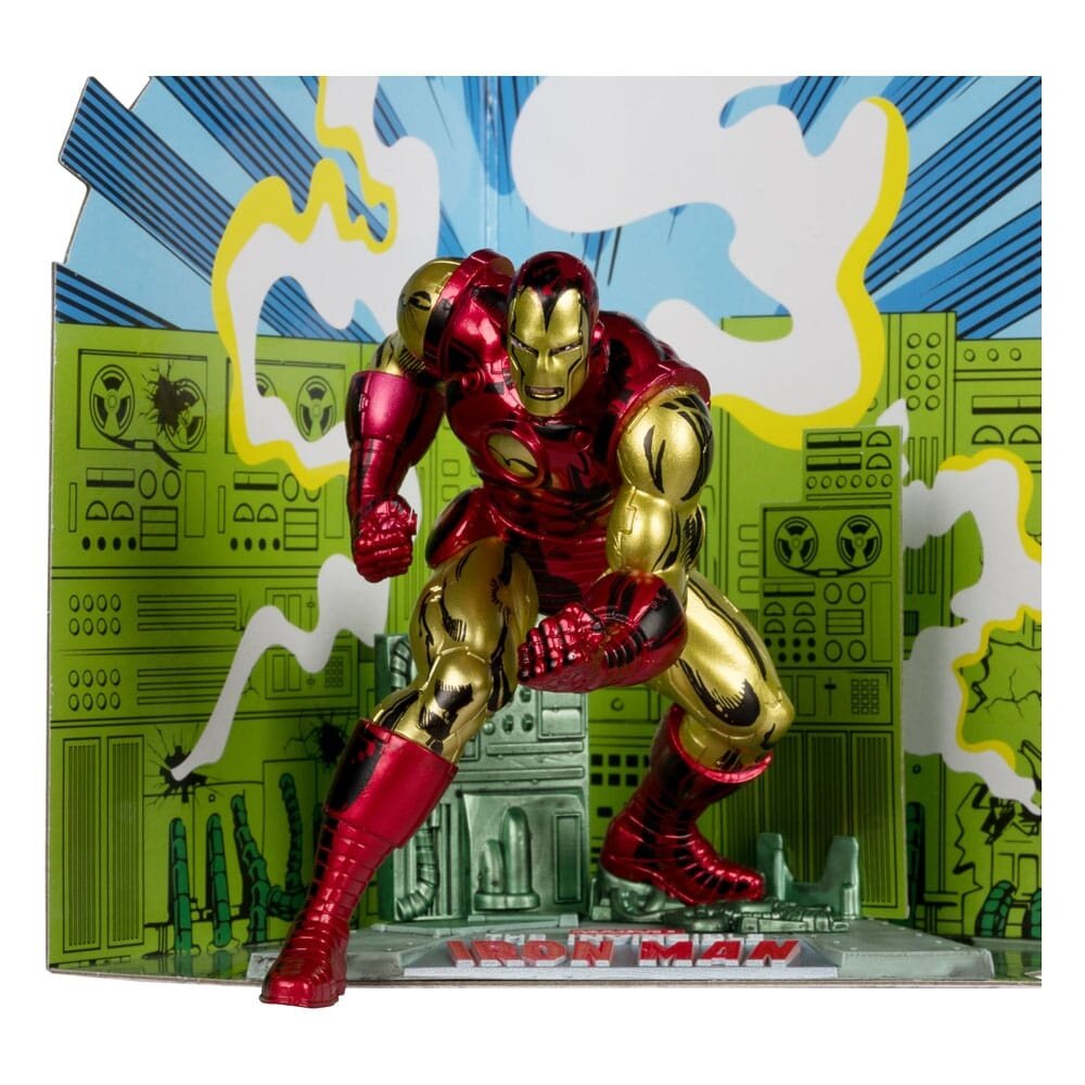 Marvel PVC Statue 1/10 Iron Man (The Invincible Iron Man #126) 11 cm ...