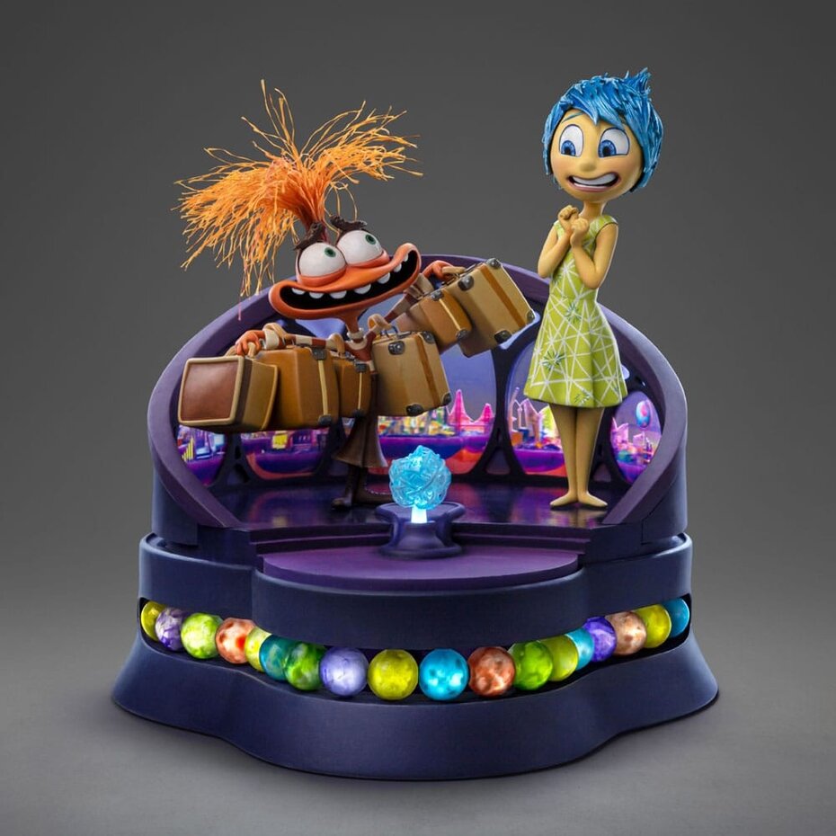 Inside Out 2 Deluxe Art Scale Statue 1/10 Joy and Anxiety 26 cm ...
