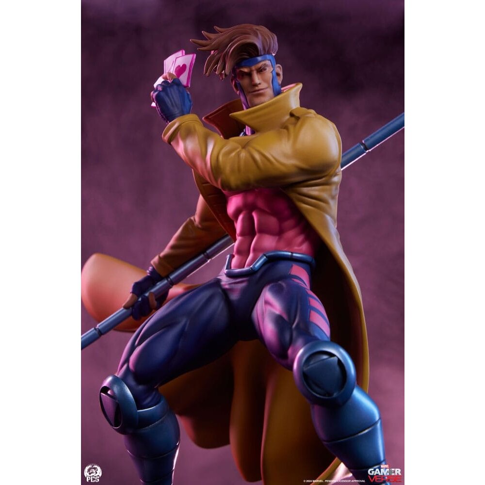 Marvel Gamerverse Classics PVC Statue 1/10 Gambit Player 2 Edition 17 ...
