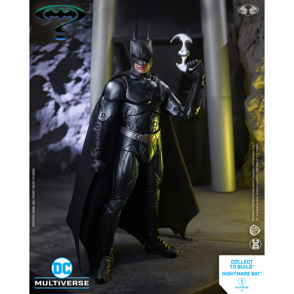 DC Build A Megafig Action Figure Batman Forever Nightmare Bat (Gold ...