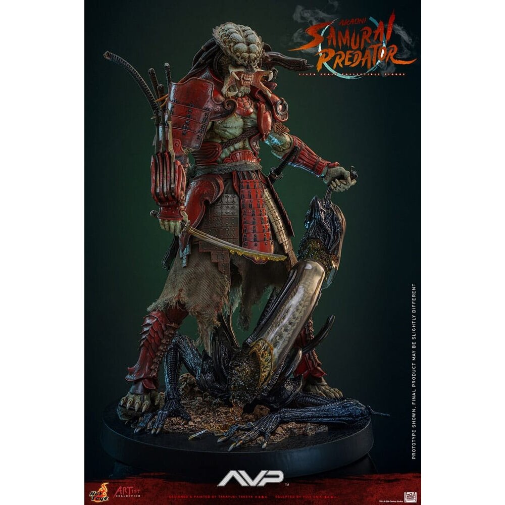 Alien vs. Predator Artist Collection Action Figure 1/6 Akaoni Samurai ...
