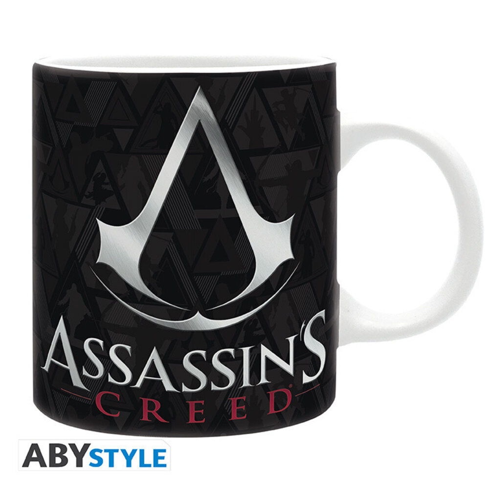 Assassin's Creed Crest Black & Red Mug - Planet Fantasy