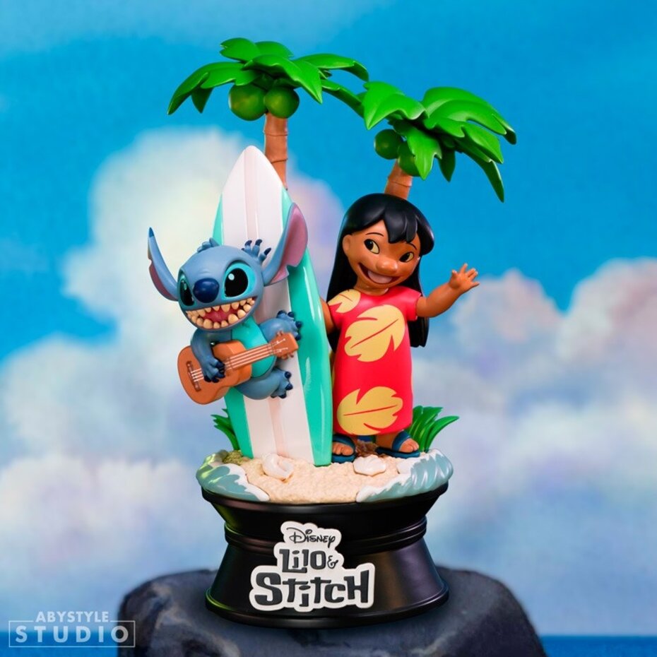 Lilo & Stitch Statue 1/10 Surfboard 17 cm - Planet Fantasy