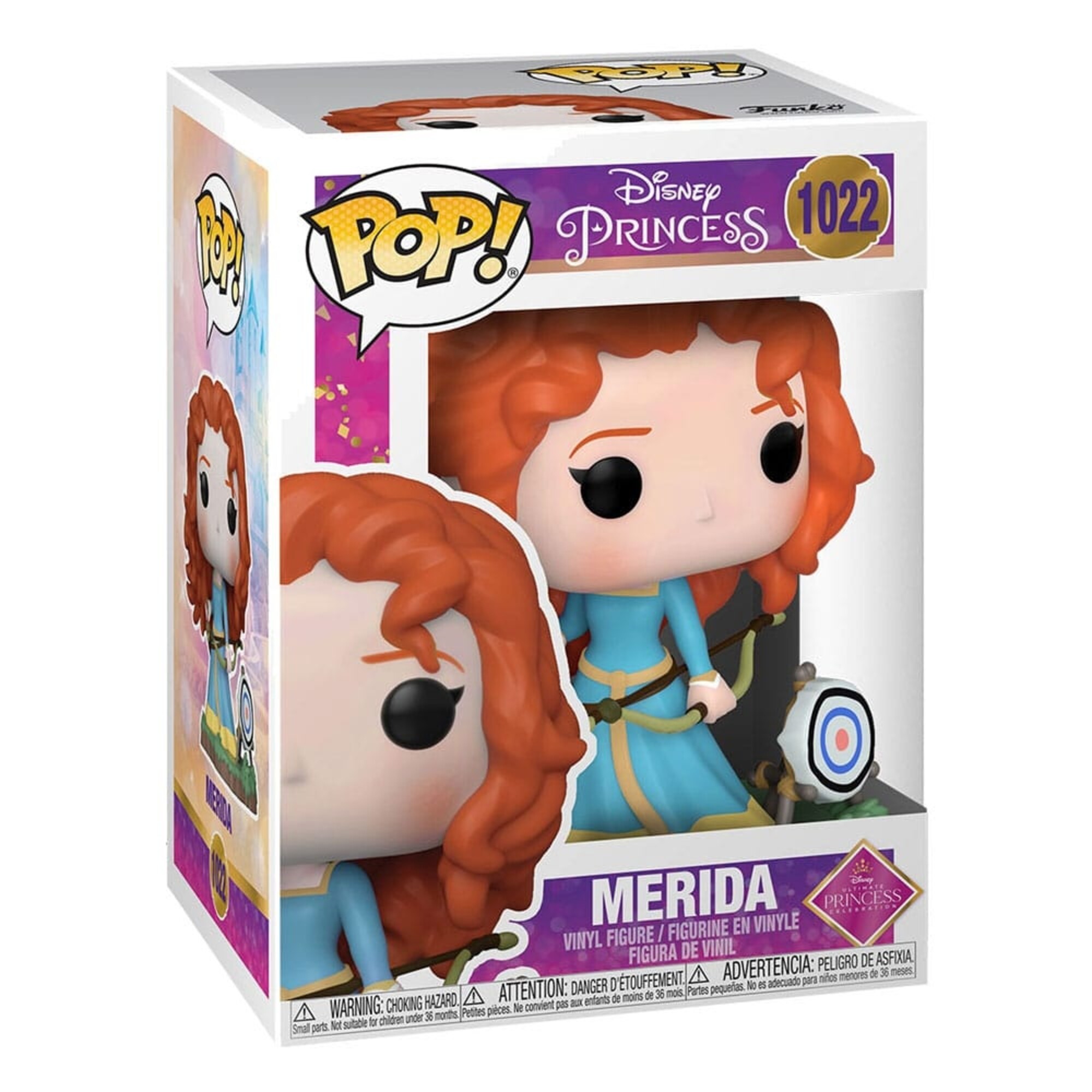Disney: Ultimate Princess POP! Disney Vinyl Figure Merida (Brave) #1022 ...