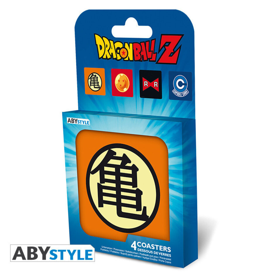Dragon Ball Symbols Set Coasters (4x) - Planet Fantasy