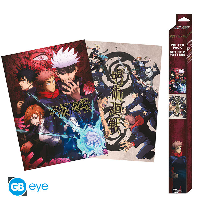 Jujutsu Kaisen Group and Schools Poster 2-Pack 52 x 38 cm - Planet Fantasy