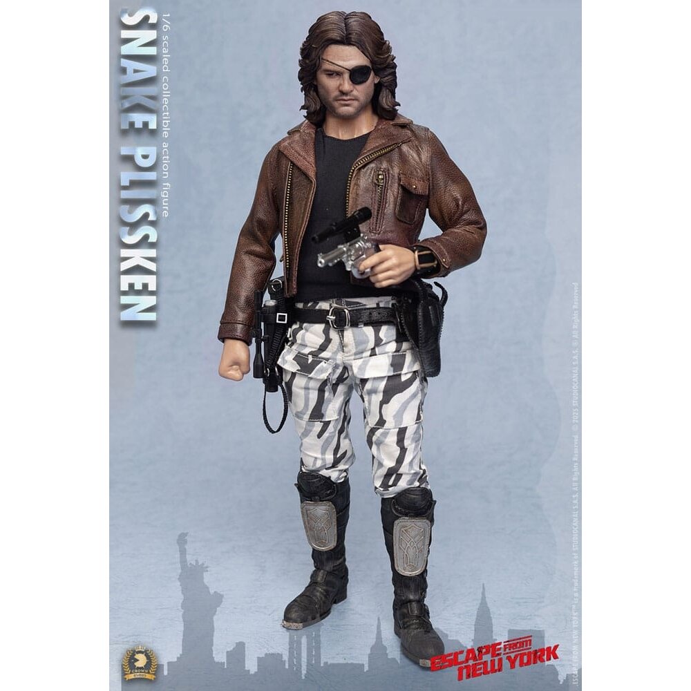 Escape from New York Crown Series Action Figure 1/6 Snake Plissken ...