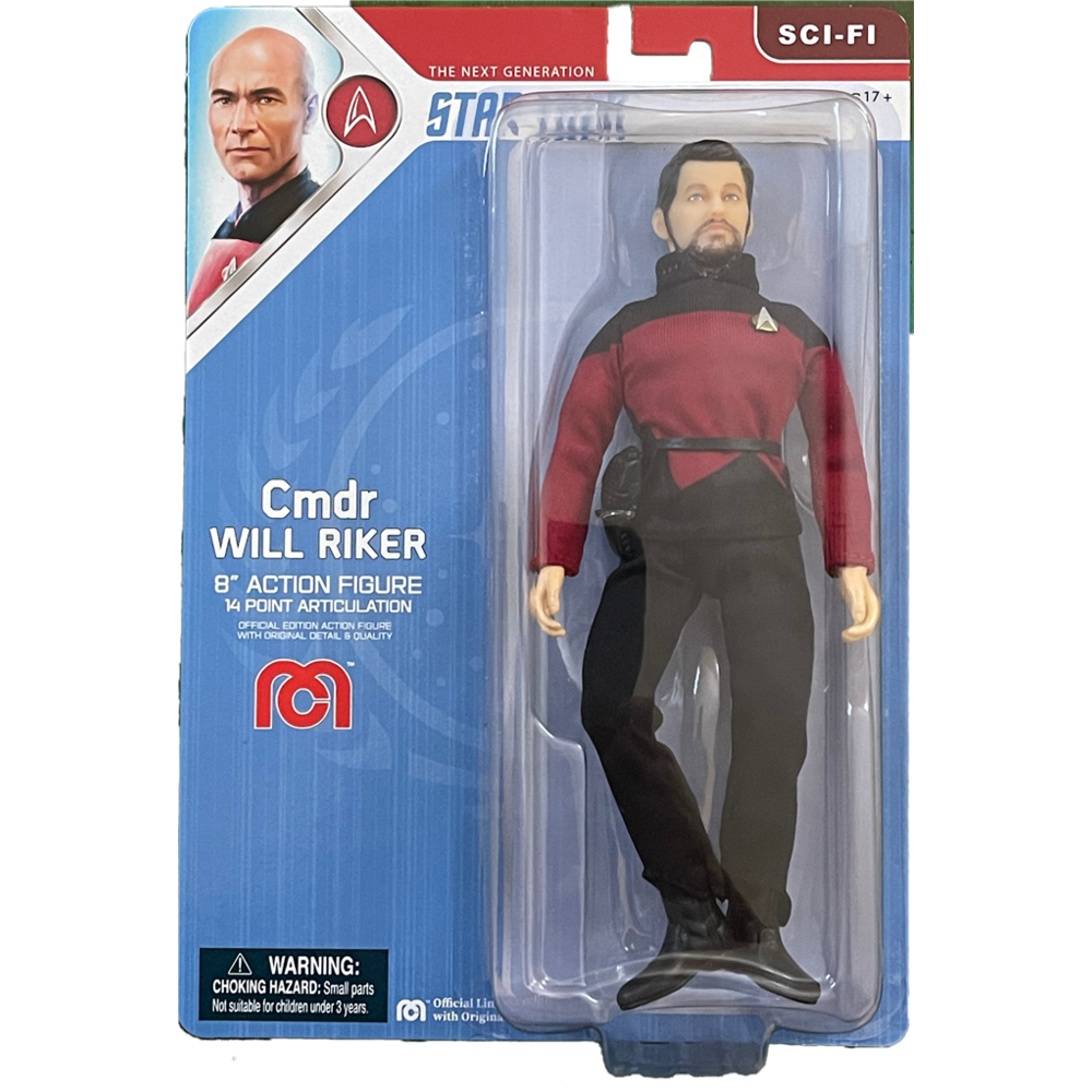 Star Trek The Next Generation Action Figure Cmdr Will Riker 20 cm ...