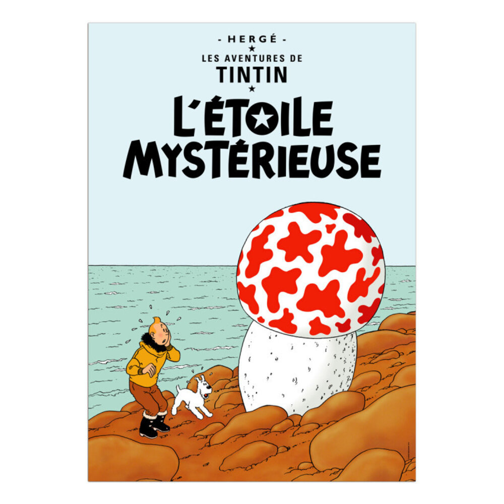 Tintin The Shooting Star Poster 50 x 70 cm - Planet Fantasy