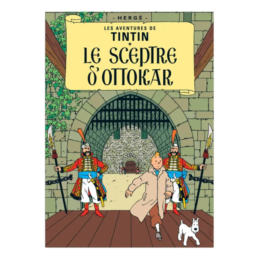 Tintin Le Sceptre d'Ottokar Poster 50 x 70 cm - Planet Fantasy
