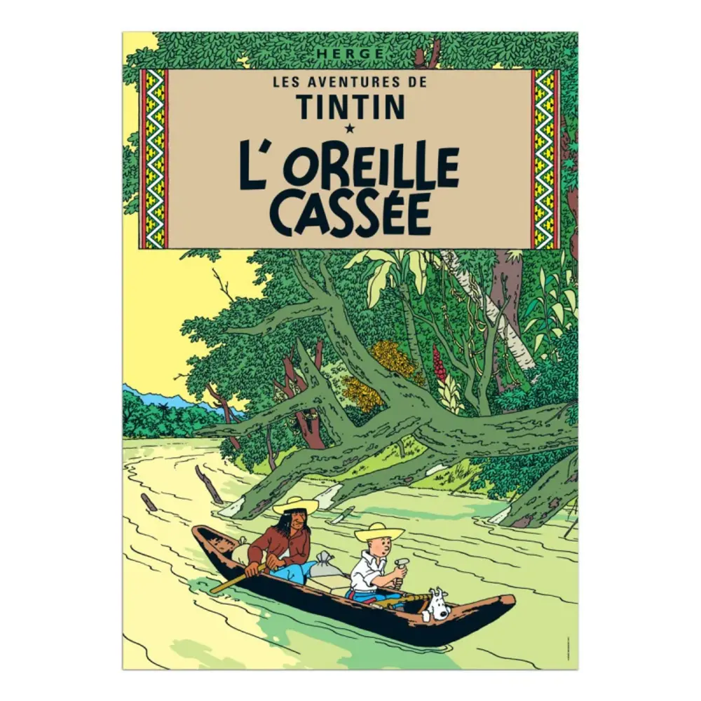 Tintin The Broken Ear Poster 50 x 70 cm - Planet Fantasy