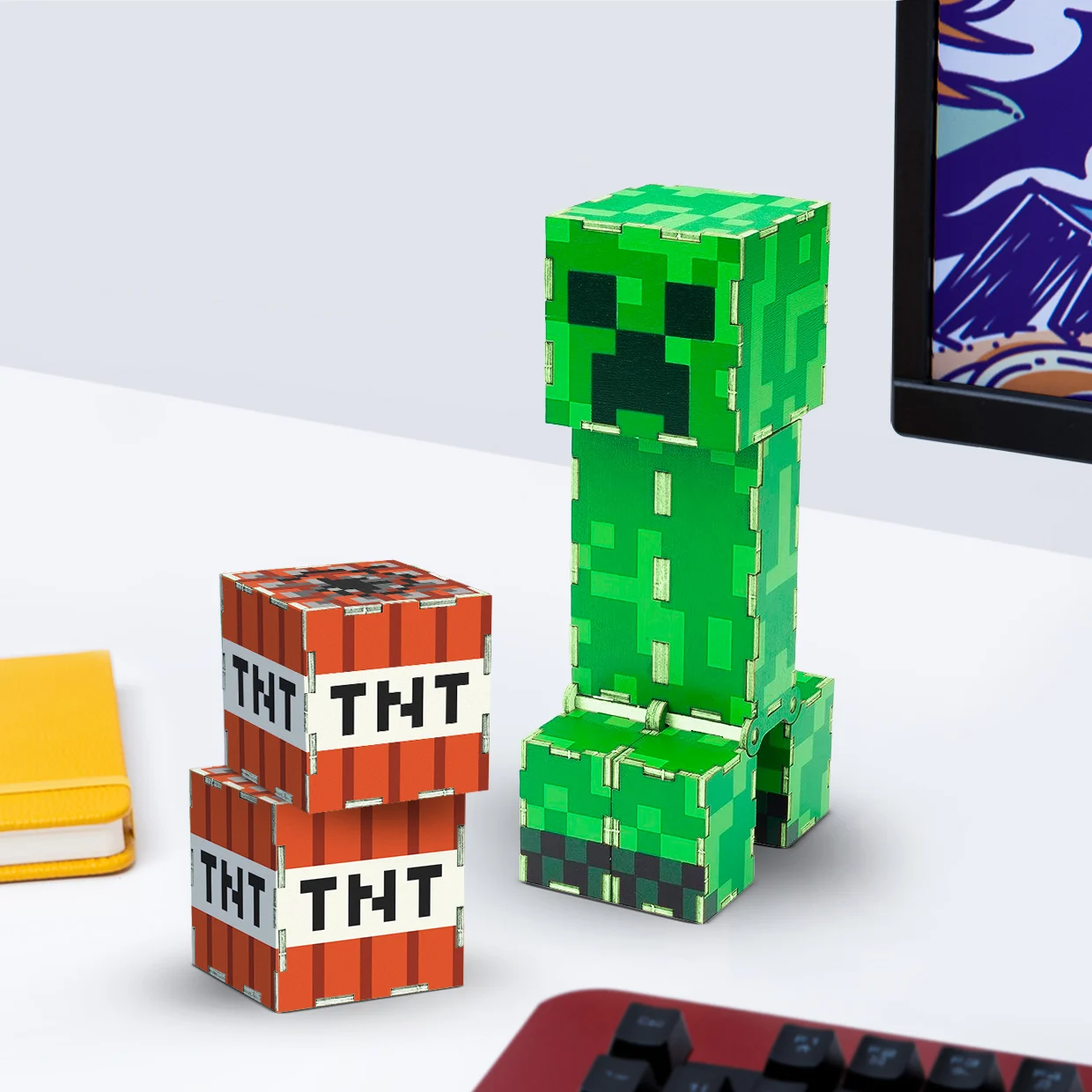 Minecraft Creeper & TNT Construction Kit - Planet Fantasy